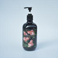 China Hot Stamping PET Labeling Shampoo Pump Dispenser Bottle 500ml 16oz for sale