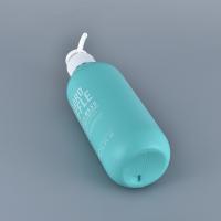 China 300ml Round HDPE Body Wash Pump Bottle With Hot Stamping Surface for sale