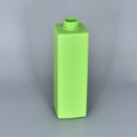 China Empty 800ml Square Shampoo Pump Bottle With Silk Screen Printing for sale