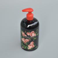 China Screen Printing Unbreakable 16 Oz Plastic Pump Bottles For Hair Shampoo for sale