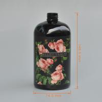 China Screen Printing Unbreakable 16 Oz Plastic Pump Bottles For Hair Shampoo for sale