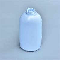 China Skincare Lotion Baby Shower Gel 500ml Plastic Pump Bottles Blue HDPE for sale