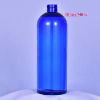 China Transparent PET Clear Shampoo Pump Bottles 750ml 25oz Customization Logo for sale