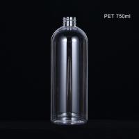 China 750ml Clear Bullet Plastic Hand Soap Pump Bottles Easy To Dispense OEM for sale