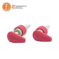 China 2.0cc Red Plastic Treatment Pump Cosmetic Dispenser Pump  Customization for sale