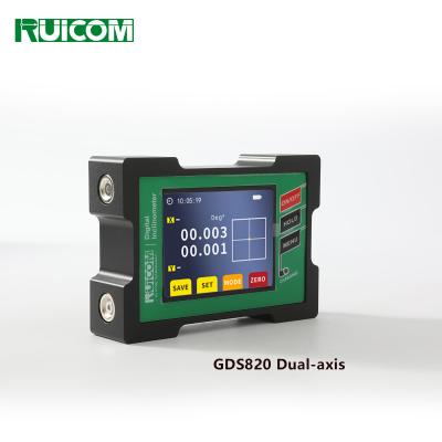China GDS820 High Precision Dual Axis Digital Inclinometer For Industrial for sale