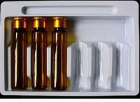 China Medical Bottle Tray Plastic Thermoforming Machine / PE Food Tray Sealing Machine 250x180x30 for sale