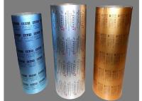 China Gravure Soft Plastic Printed Blister Packaging Materials PET / AL / PE Film for sale