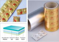 China 8011 AL PE two layers Easy Tear Aluminum Foil  Pharmaceutical Packaging Materials for Bag for sale