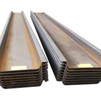 China Hot Rolled U Sheet Piles / U Type Hot Rolled Steel Sheet Pile /hot Dipped Steel Sheet Pile List for sale