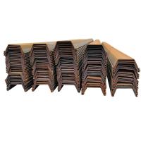 China Hot Rolled U Sheet Piles / U Type Hot Rolled Steel Sheet Pile /hot Dipped Steel Sheet Pile List for sale