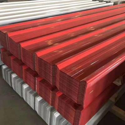 China Colors SGCC Corrugated Roofing Sheets Galvanized HDP With 0.22mm for sale