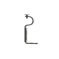 China Black And Copper Color Single Curtain Rod Kit Thickness 0.5MM For Hotel for sale