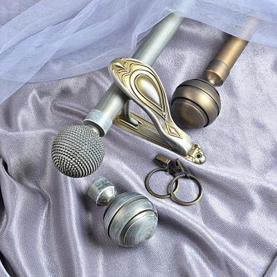 China 6M Length Home decoration Single Metal Pipe Curtain Rods Windows Accessories for sale