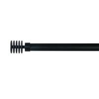 China 28mm diameter metal curtain rods with  three-dimensional shape for living room for sale