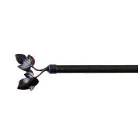 China Durable Hardware Iron Curtain Rod Set Simple Style Curtain Pole Home Decor Curtain Rods for sale