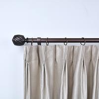 China 25mm Resin Curtain Pipe With Cylinder Shape Finials Extendable 28-120 weight of curtains for sale