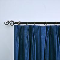 China OEM 6 meters Length Pipe Curtain Rods With Metal Iron Curtain Poles for sale