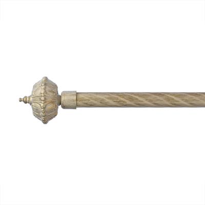 China Classic Curtain Rod Set Pole 22mm Iron Curtain Tube Metal for Hotel Home Decor for sale