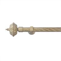 China Classic Curtain Rod Set Pole 22mm Iron Curtain Tube Metal for Hotel Home Decor for sale