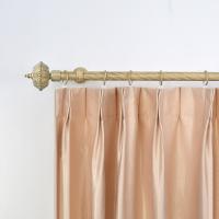 China Classic Curtain Rod Set Pole 22mm Iron Curtain Tube Metal for Hotel Home Decor for sale