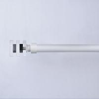 China 1M Length Curtain Rod Accessories Crystal Finial Curtain Rod Double Diamond for sale