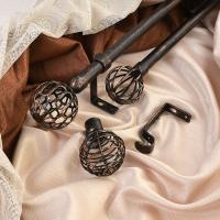 China Wall Mounted Pipe Curtain Rods With Single Bracket Home Decor for sale