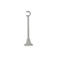China Aluminum Alloy Curtain Rod Set Accessories Single Curtain Bracket For Indoor Window Decor for sale