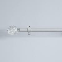 China 25mm 28mm Diameter Water Streak Acrylic Curtain Rod Accessories Single Bracket for sale