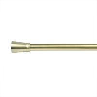 China 0.6mm Thickness Iron Curtain Rod Modern Finial Style OEM Length for sale