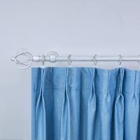 China 19m Diameter Pipe Curtain Rods With Strong Longest Bracket for sale