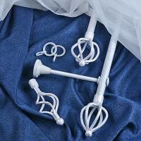 China 19m Diameter Pipe Curtain Rods With Strong Longest Bracket for sale
