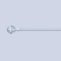 China Wavy Pipe Curtain Rods Single Bracket 19MM Diameter 0.6mm Thickness for sale