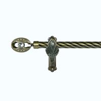 China multicolor Iron Pipe Curtain Rods Modern Finial Style with diamonds for sale