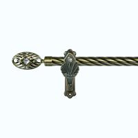 China multicolor Iron Pipe Curtain Rods  Muslim Finial Style with diamonds for sale