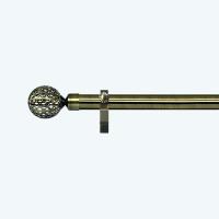 China 0.6 MM Thickness Electroplated AB Color Curtain Rod For Window Curtain Decoration for sale