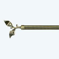 China branch leaves curtain finial Customized curtain rod accessories single bracket for sale