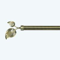 China leaves curtain finial Custom curtain rod and curtain accessories single bracket for sale