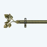 China maple leaf curtain head curtain finials Customized curtain rod set single bracket for sale