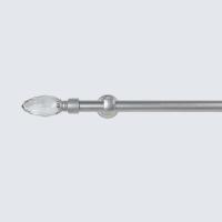 China Matt Nickel Pipe Curtain Rods 22mm For Living Room Decoration for sale
