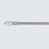 China Matt Nickel Pipe Curtain Rods 22mm For Living Room Decoration for sale