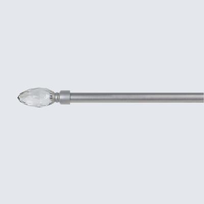 China Matt Nickel Pipe Curtain Rods 22mm For Living Room Decoration for sale