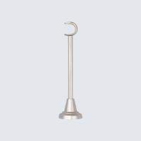 China Multi Size Single Bracket Pipe Curtain Rods Aluminum Alloy Durable Curtain Hardware for sale