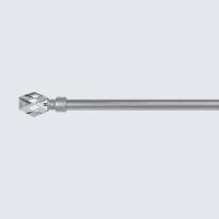 China Aluminium Curtain Rod Accessories Crystal Series Decorative Head for sale