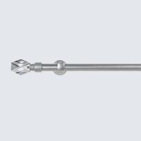 China Aluminium Curtain Rod Accessories Crystal Series Decorative Head for sale