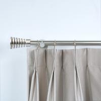 China Package Carton Modern style Aluminum Curtain Pipe With Multi head  Shape Finials Customizable Curtain rod Finials for sale