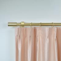 China Light luxury Aluminium Curtain Rod Set With Accessories For Home Decoration for sale