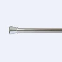 China Metal Conical frustum Finial 0.5mm thickness 1.6m Curtain Rod For Hotel for sale