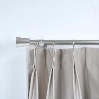 China Aluminum Cylinder Finial 2 Meters Metal Pipe Curtain Rod For Window Renovation for sale