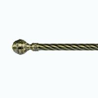 China home decoration 28mm curtain pole brass pineapple design curtain finial for sale